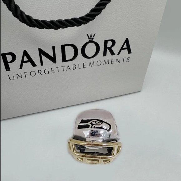 Pandora | Jewelry | Pandora Seattle Seahawks Nfl Football Helmet Charm ...